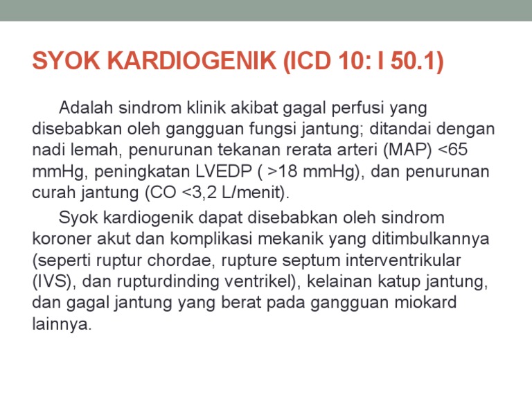SYOK KARDIOGENIK 2 | PDF