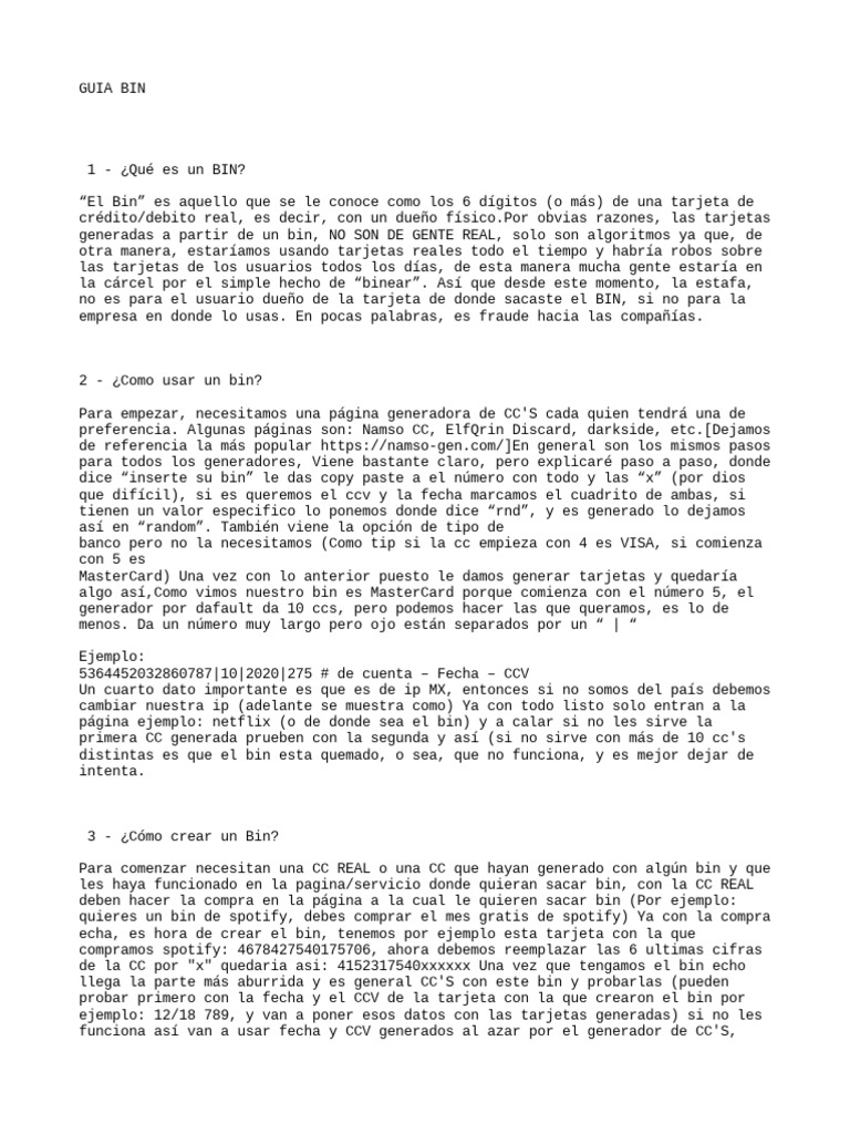 Guia de Bins | PDF | Protocolos de internet | Red privada virtual