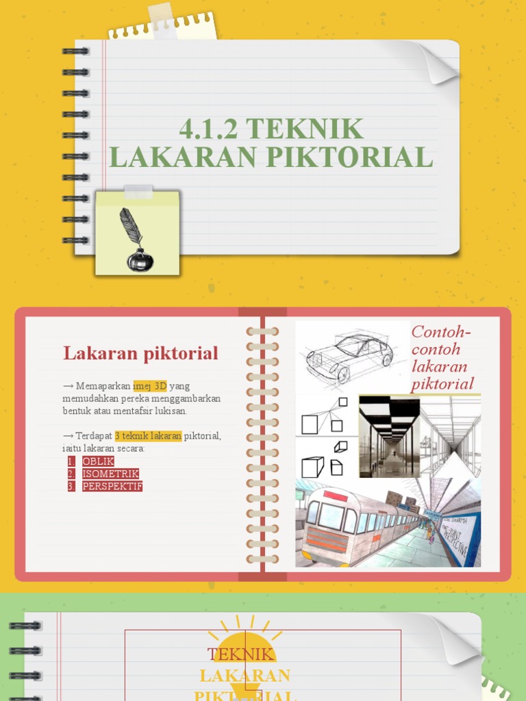 Teknik Lakaran Piktorial (Updated) | PDF