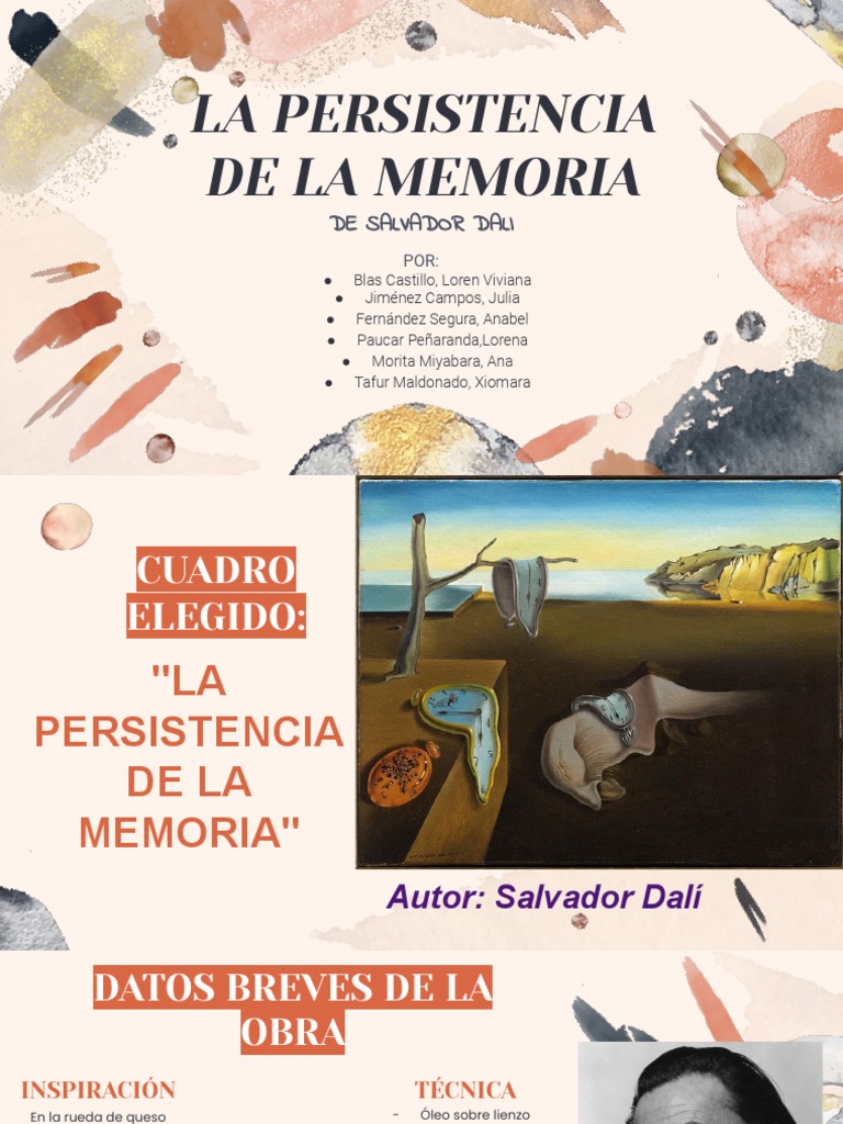 Annotated-La Persistencia de La Memoria | PDF