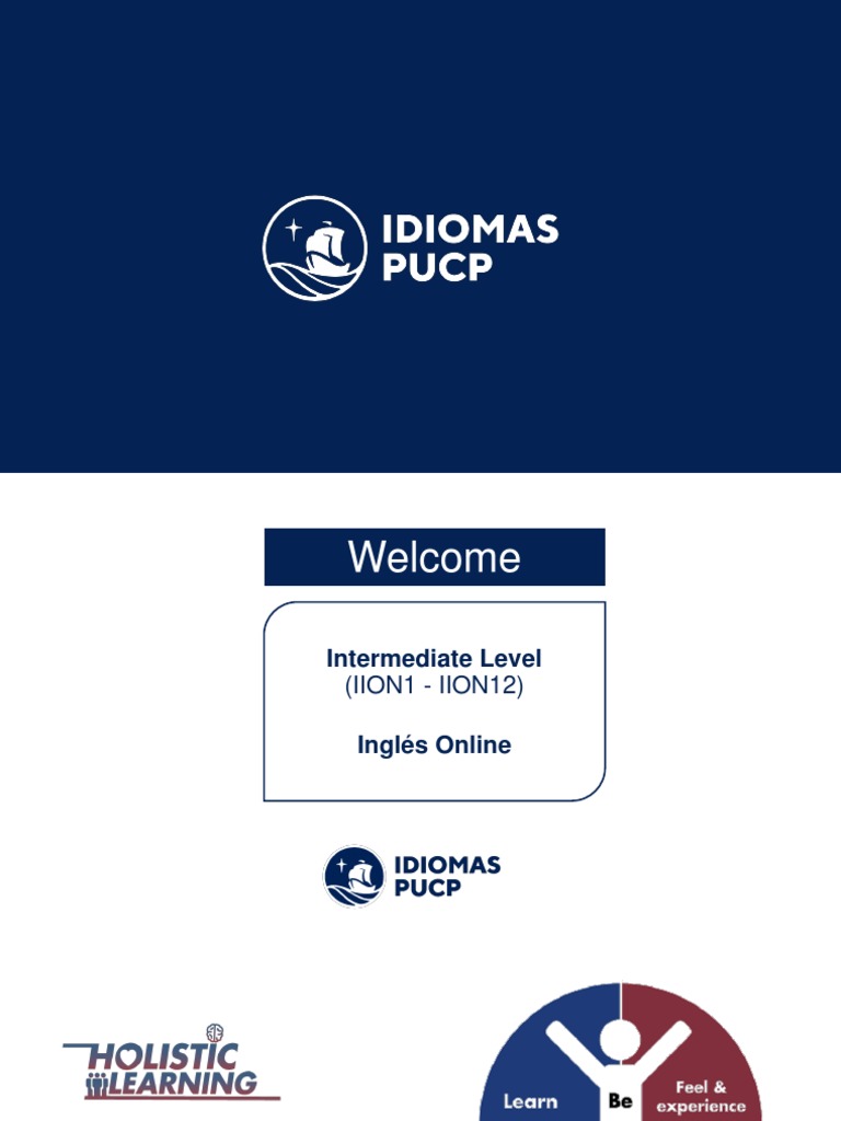 Welcome Online Nivel Intermedio IP 2022, Rev. 1 | PDF