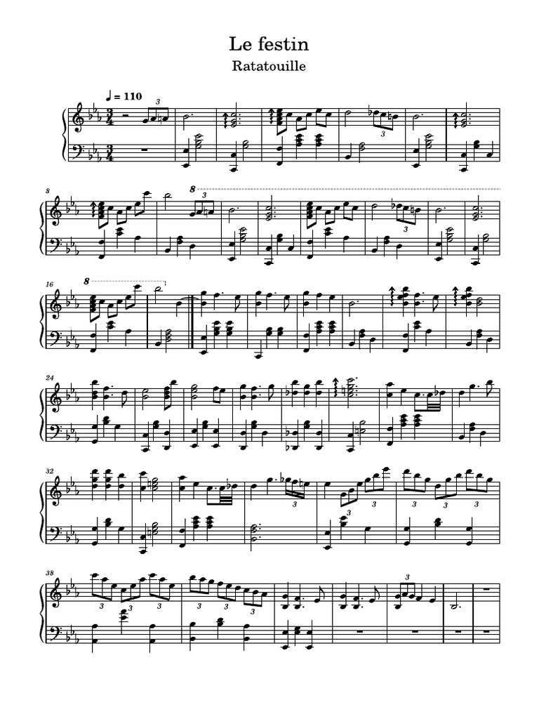 Le Festin - Ratatouille | PDF