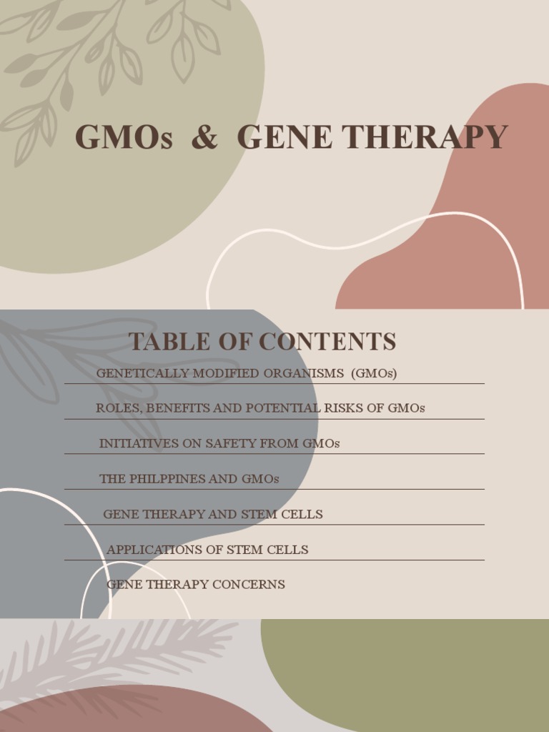MODULE 12 GMOs AND GENE THERAPY | PDF | Genetically Modified Organism ...