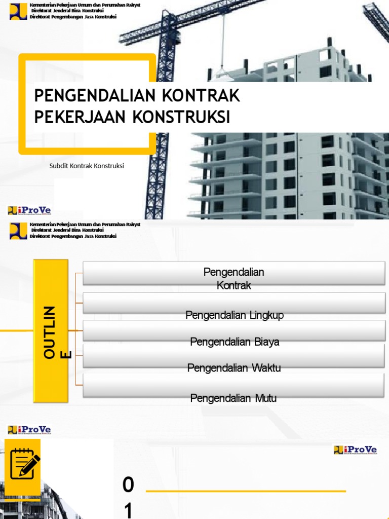 Pengendalian Kontrak Pekerjaan Konstruksi | PDF