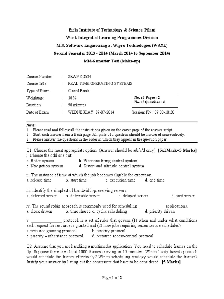 Rtos QP MM | PDF | Software Engineering | Computer Engineering Rtos QP MM | PDF | Software Engineering | Computer Engineering