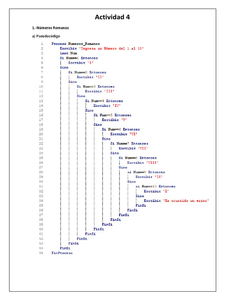 Actividad 4 Introduccion A La Programacion | PDF
