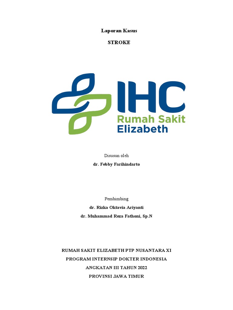 Lapkas Stroke Iskemik | PDF