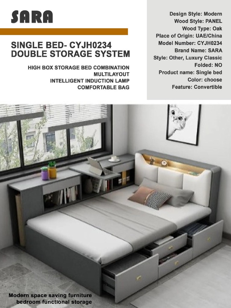SINGLE BED -DATASHEET | PDF