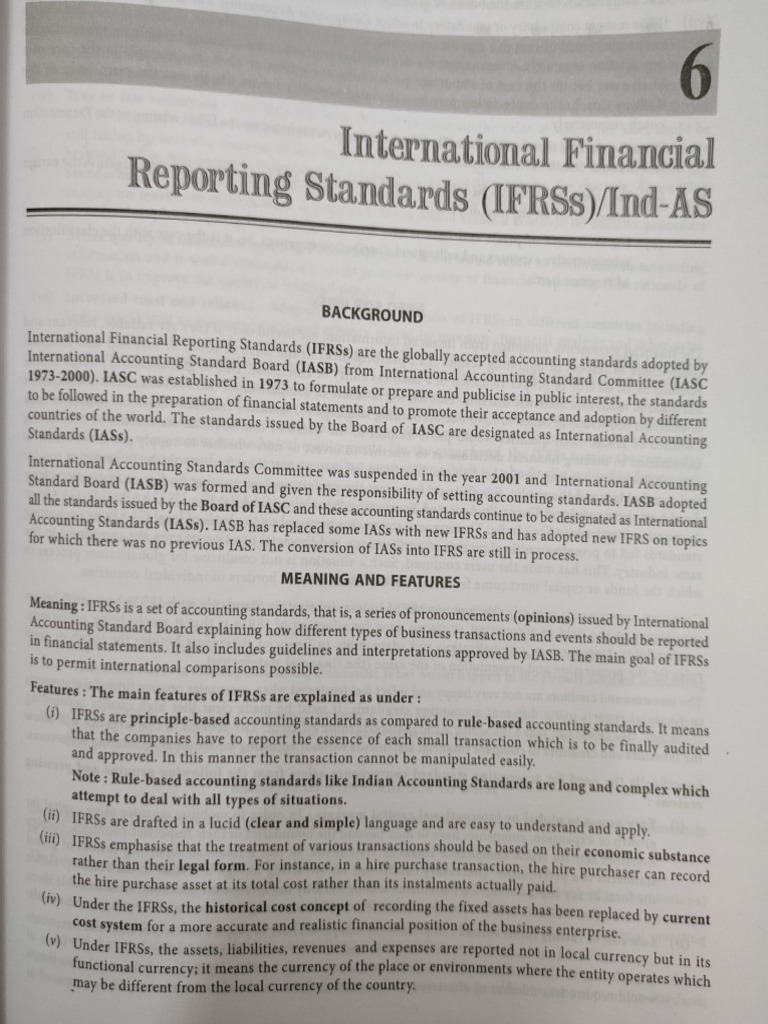 Overview of International Financial Reporting Standards | PDF ...