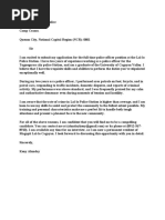 Application Letters for Government Positions | PDF | Social Science