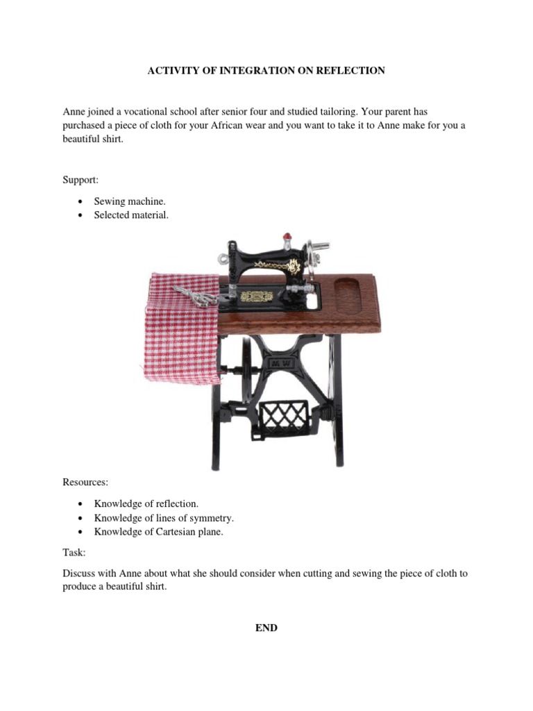 ACTIVITY OF INTEGRATION ON REFLECTION | PDF