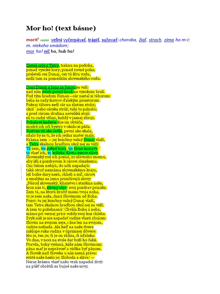 Mor Ho - Text | PDF