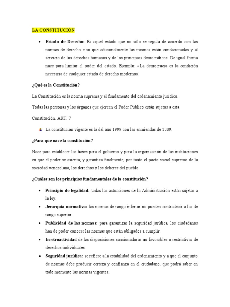 Contitucional Parcial 1 Descargar Gratis Pdf Constitución