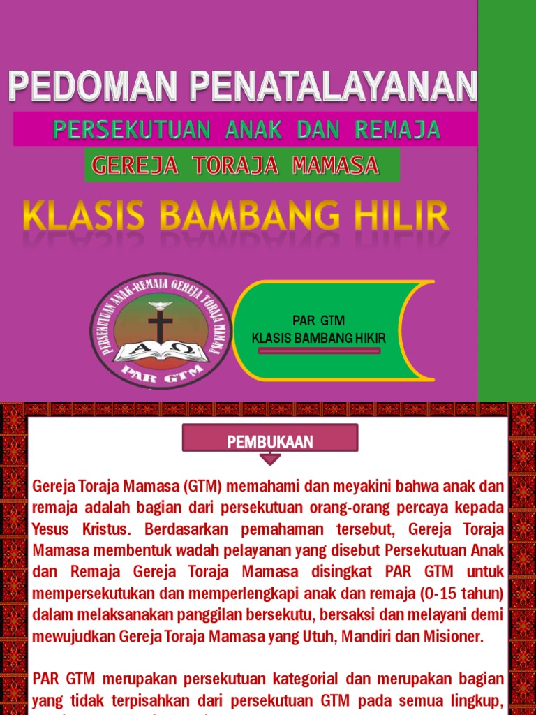 Penatalayanan Par GTM KBH | PDF