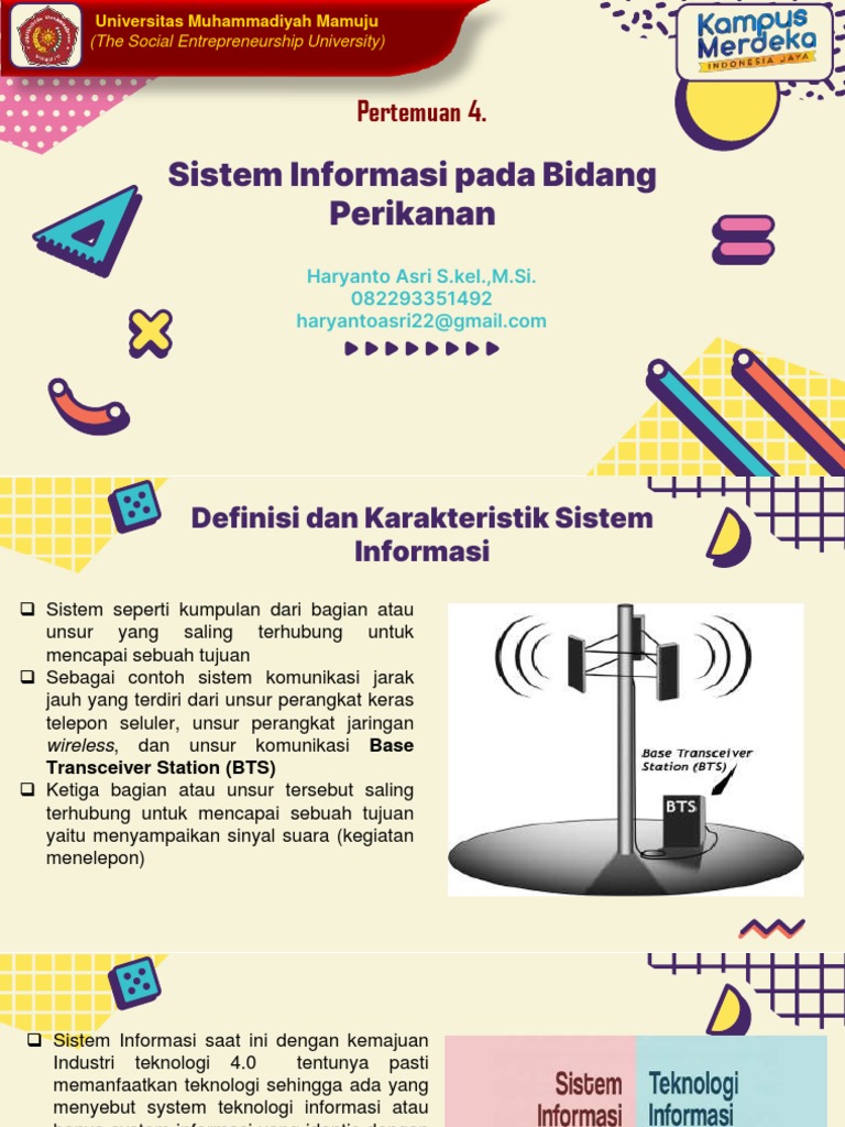Pertemuan 4. Sistem Informasi Pada Bidang Perikanan | PDF