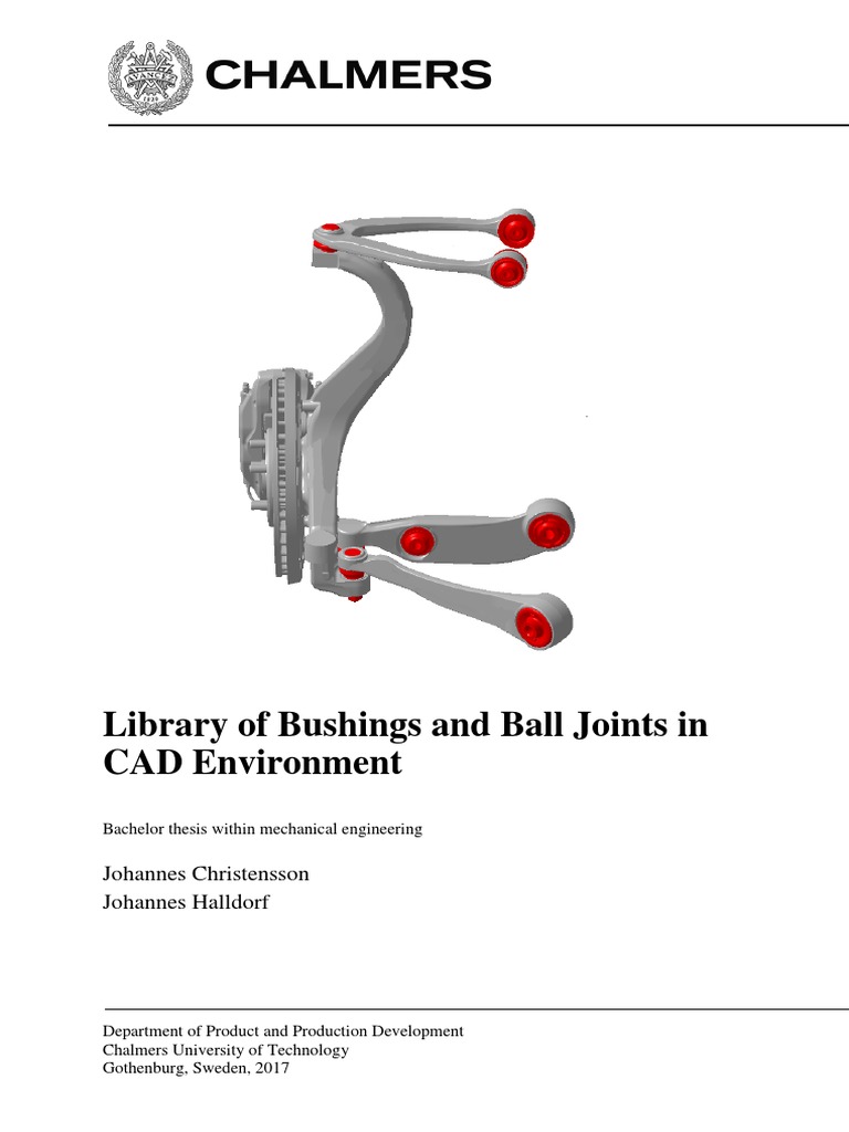 Library of Bushings and Ball Joints in CAD Environment: Johannes ...