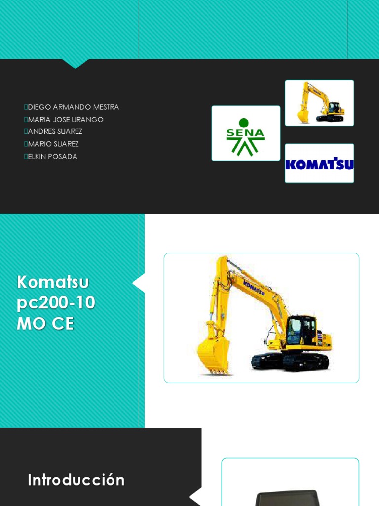 Guía de Operación Komatsu PC200-10 | PDF
