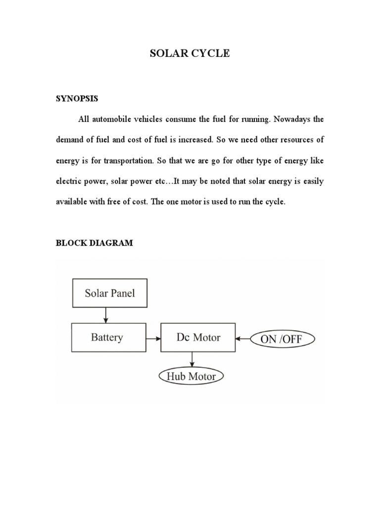 Solar Cycle | PDF