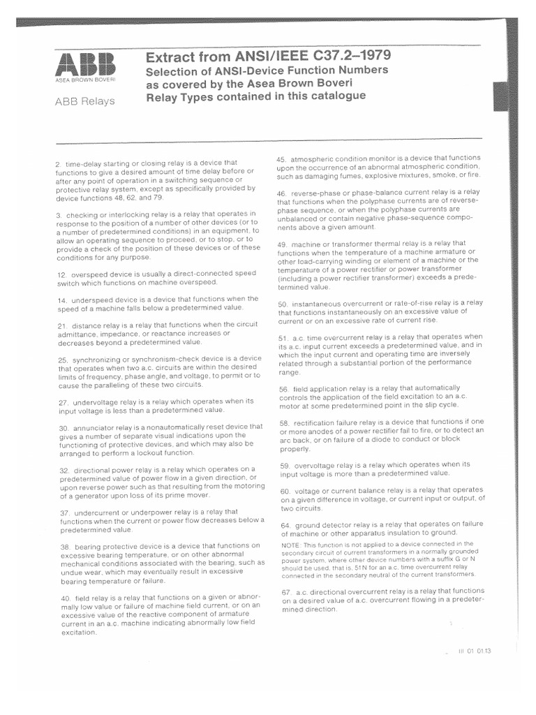 Ansi C37-2 1979 | PDF