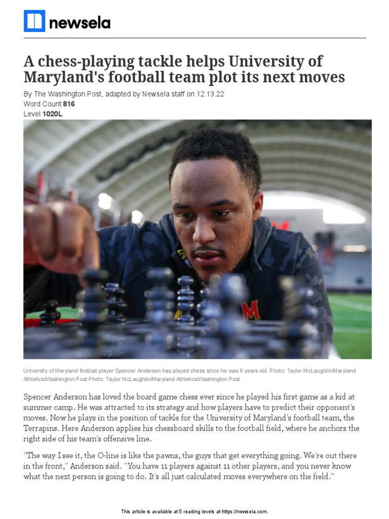 Tanisha Bentick - Chess-Football-Strategies | PDF