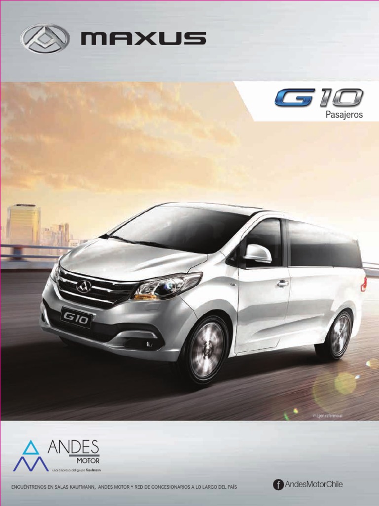 Pasajeros Maxus G10: Características y especificaciones del utilitario | PDF | Vehículo de motor ...