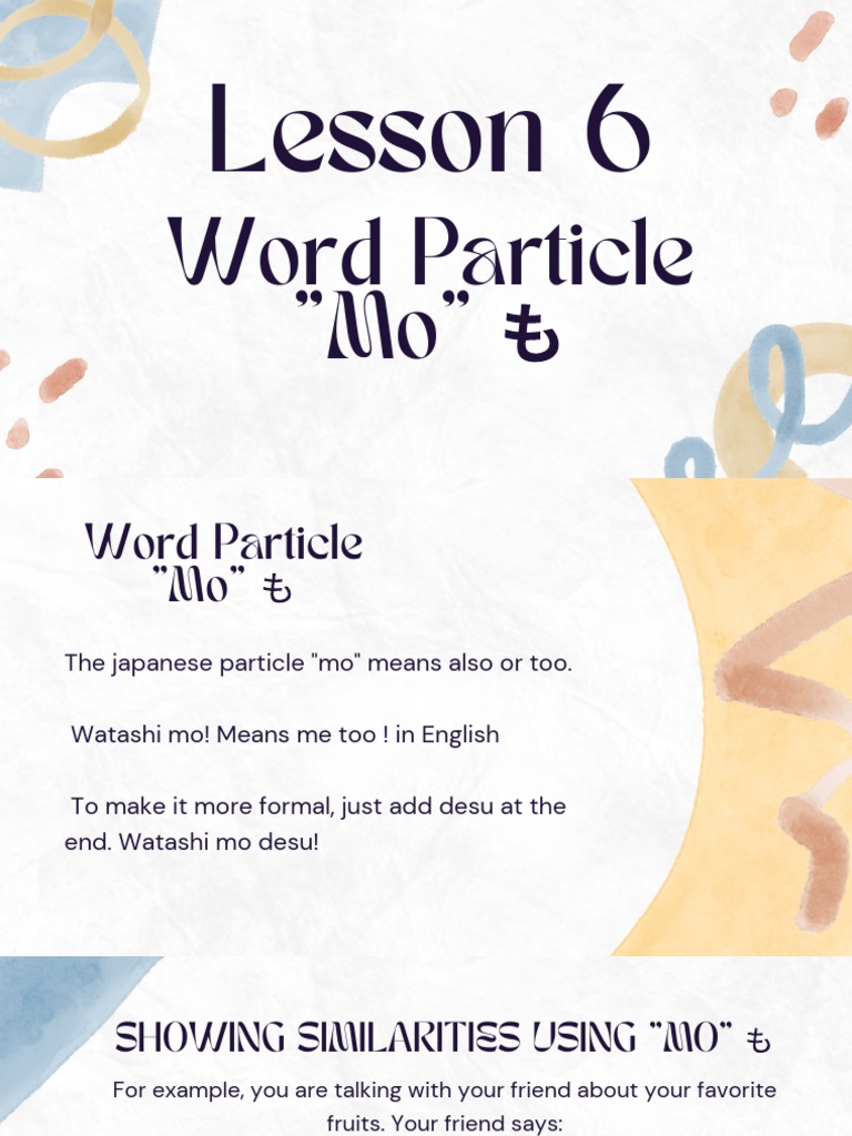 Word Particle Mo | PDF | Linguistic Morphology | Linguistics