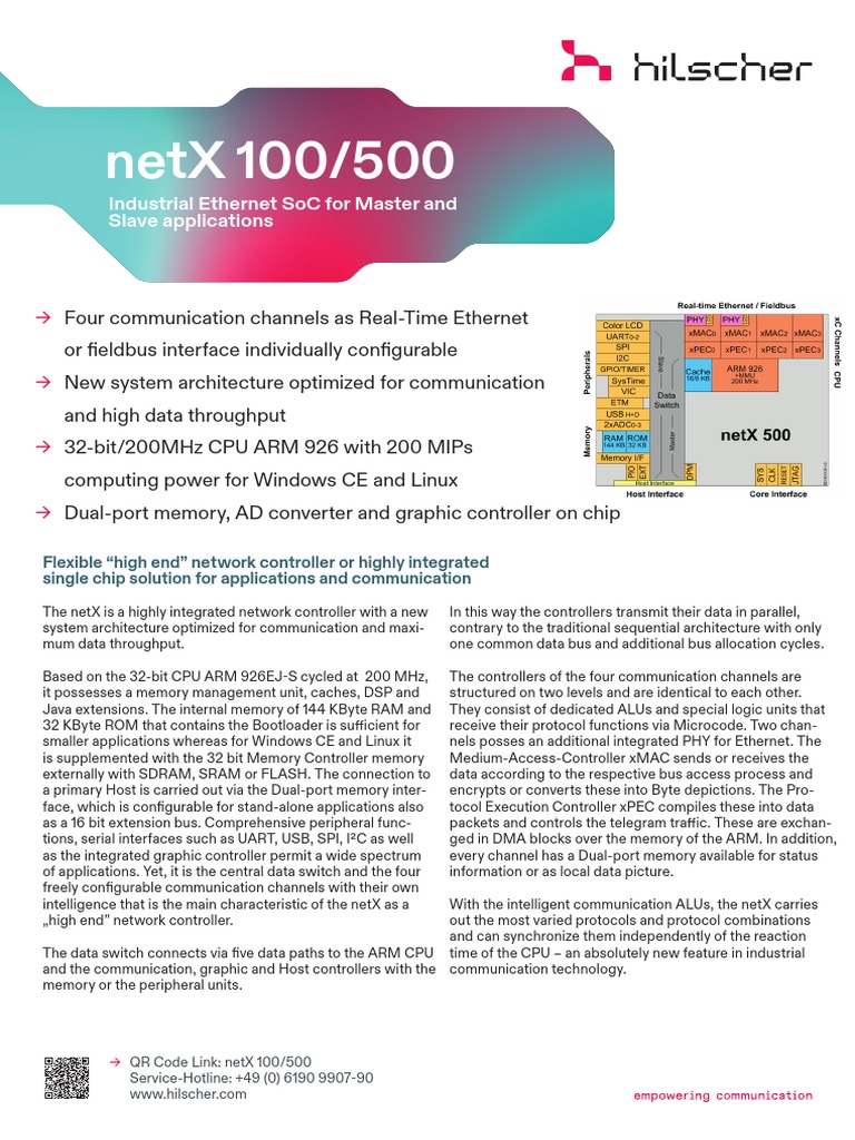 Netx-100-500 Datasheet 10-2009 GB | PDF