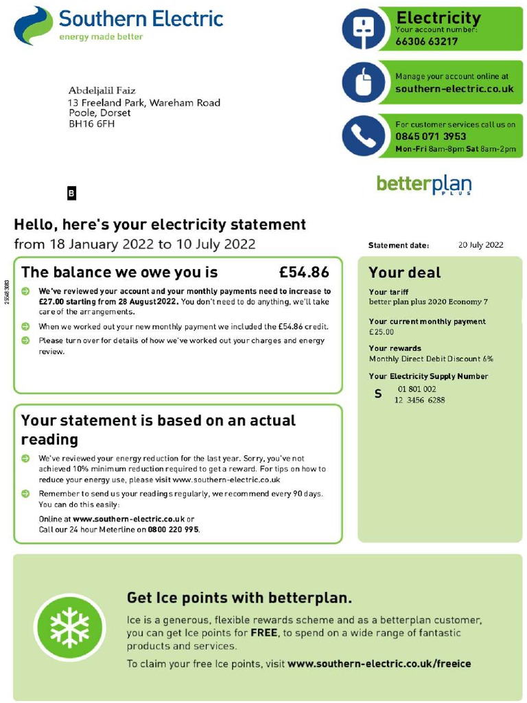 Utility Bill | PDF