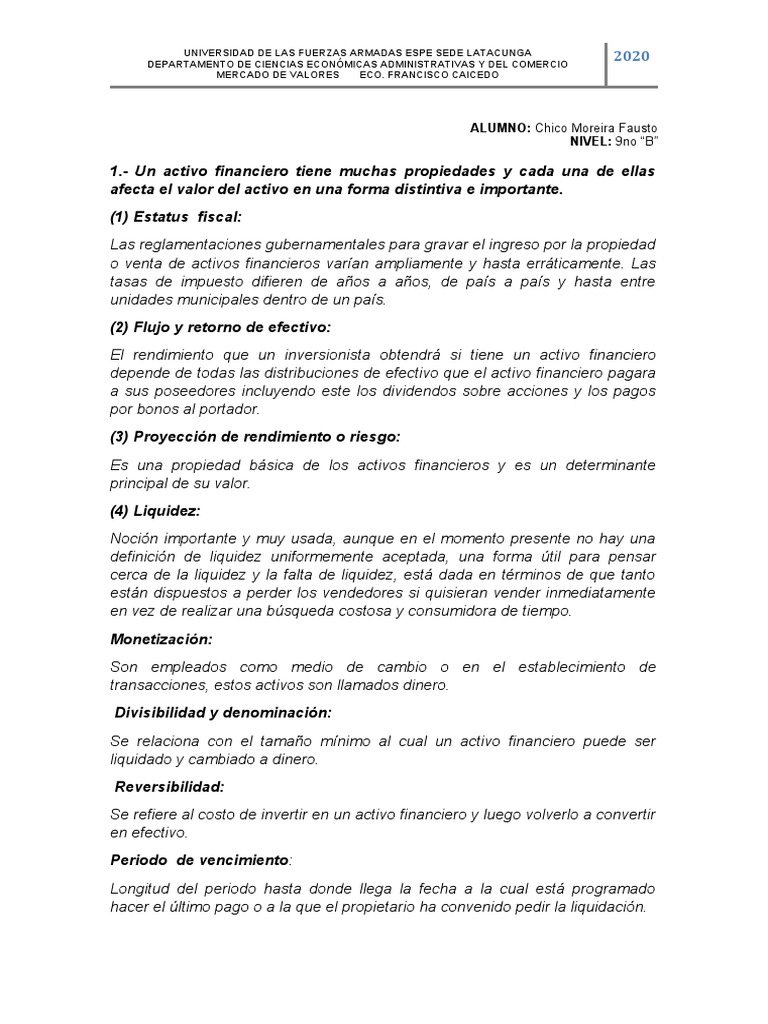 Fabozzi Cap10 Preguntas | PDF | Compartir (Finanzas) | Cupón