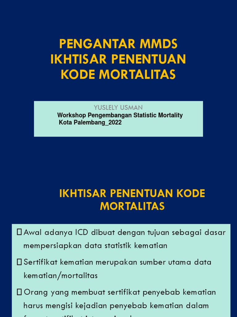 PENGANTAR MMDS | PDF