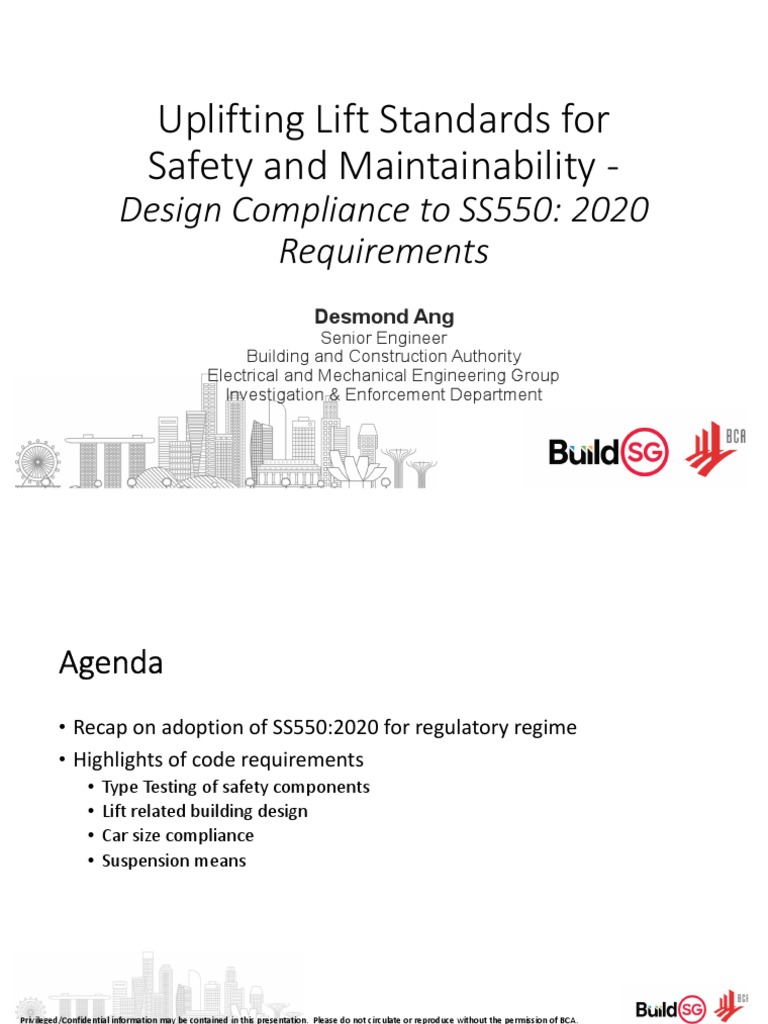 Topic 2 Uplifting Lift Standards For Safety and Maintainability ...