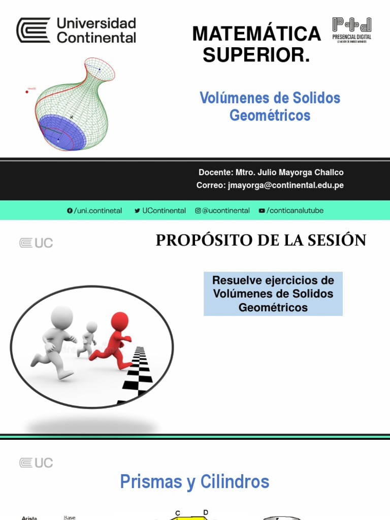 04.2.volumenes de Solidos Geometricos | PDF | Geometría del plano ...