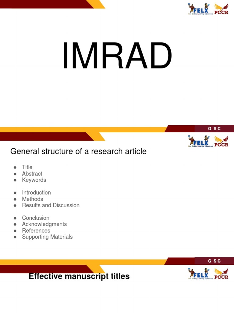 IMRAD | PDF