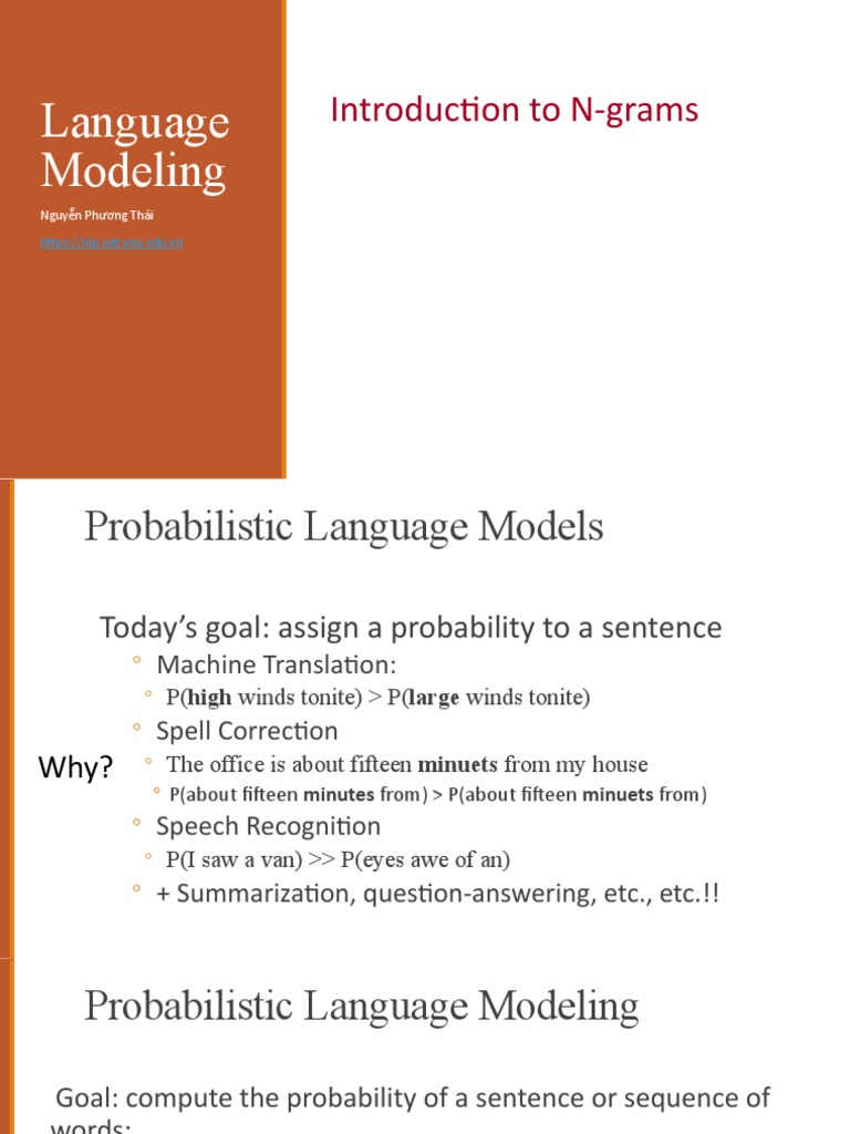 Introduction to N-gram Language Models | PDF | Computing | Machine Learning