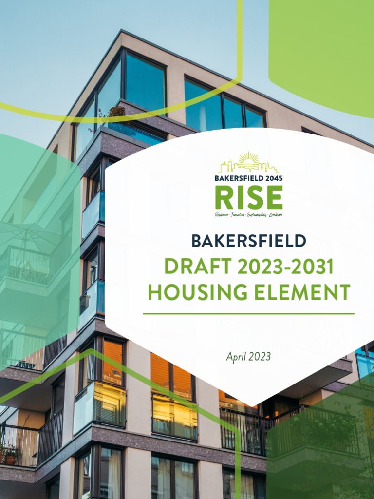 Draft 2023-2031 Bakersfield Housing Element | PDF
