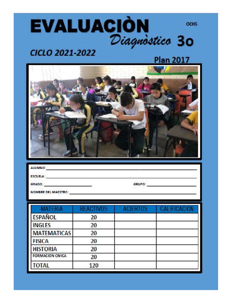 Evaluación Diagnóstica | PDF