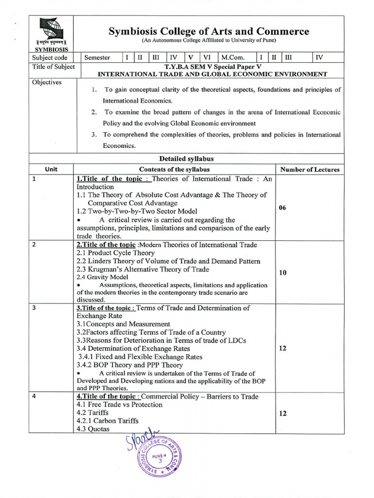 International Trade and Global Economic Environment | PDF ...