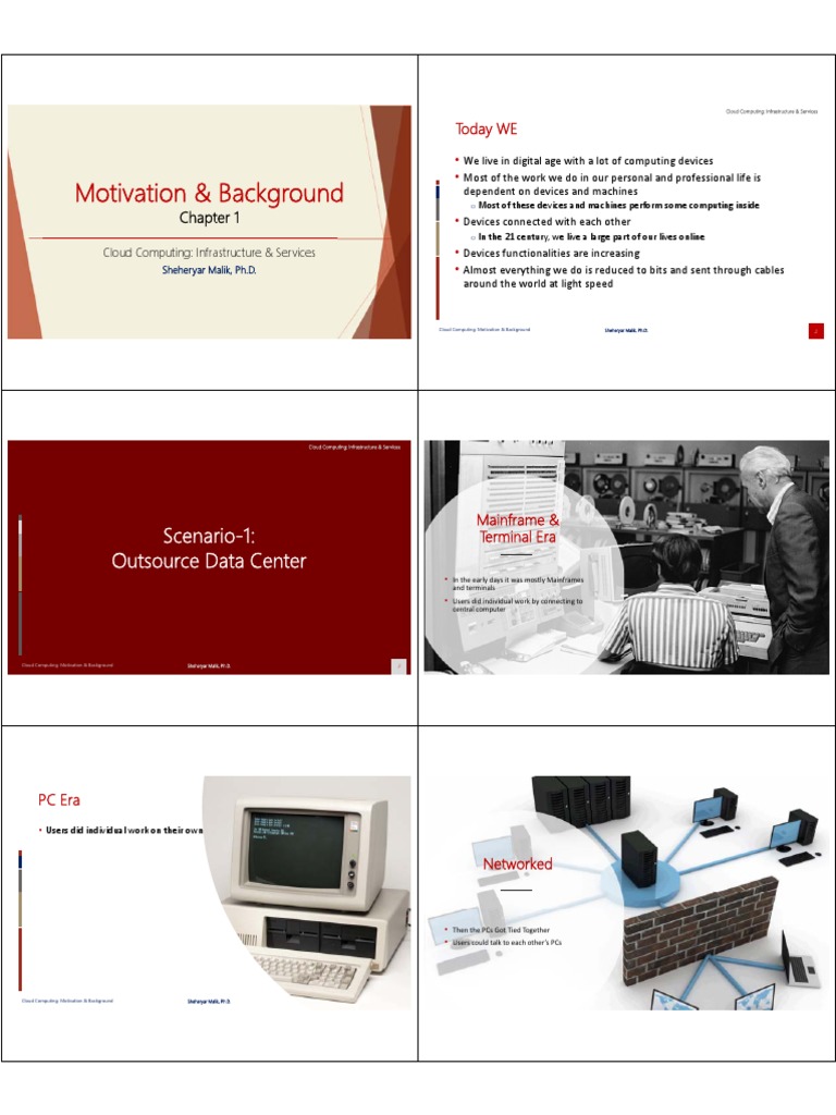 CCIS - Chapter # 1 - Motivation Background | PDF | Cloud Computing | Computing