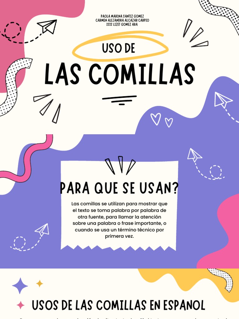 Uso de Las Comillas - Compressed | PDF | Comillas | Escritura