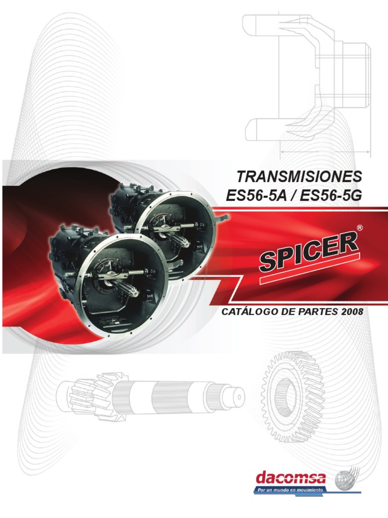 Spicer - Es56 5a Es56 5g Ram 4000 | PDF | Embrague | Herramientas