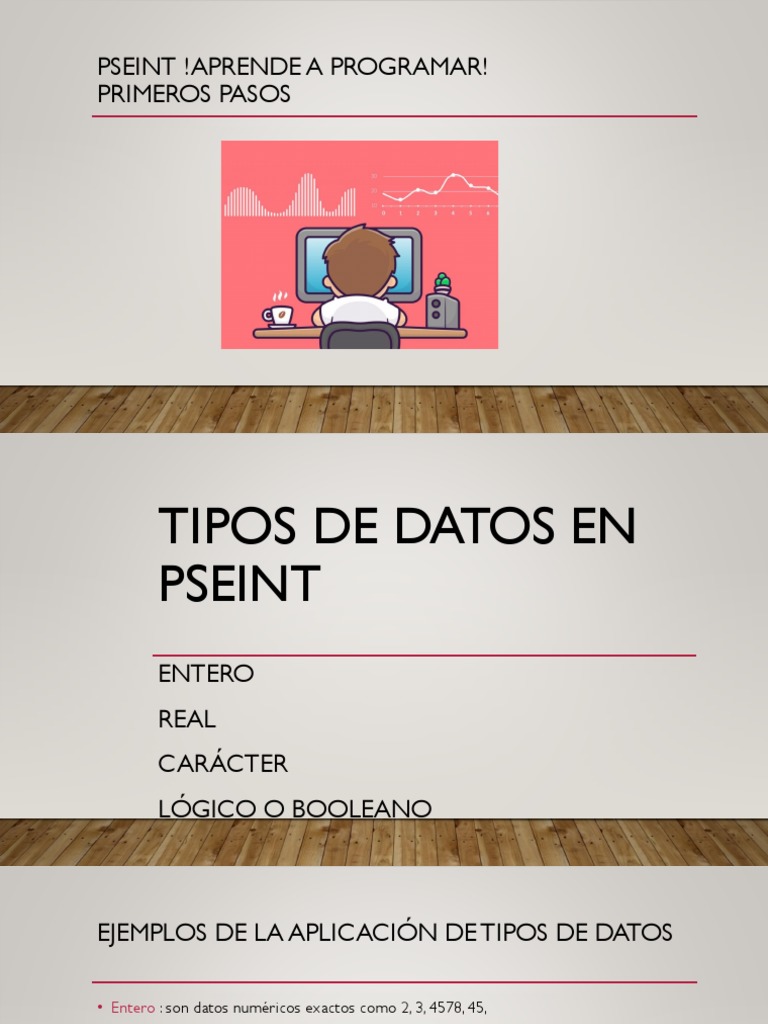 Tipos de Datos en PSeInt: Guía Básica | PDF