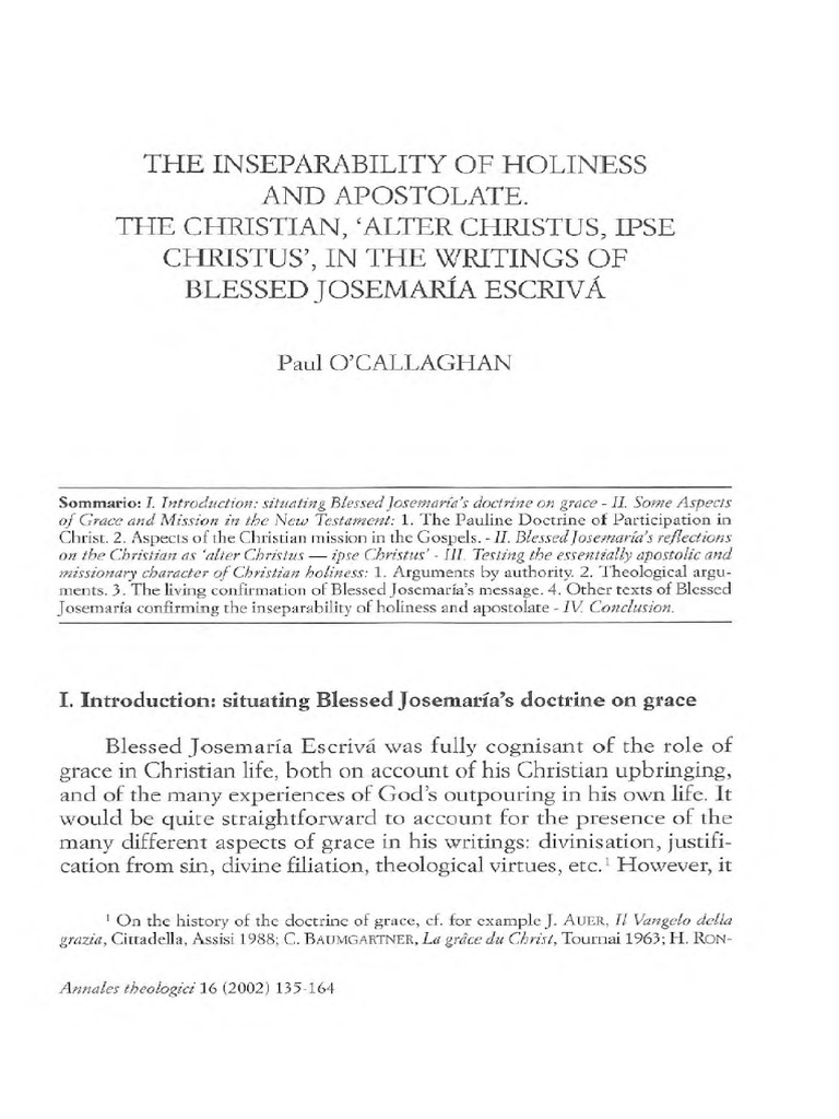 Artículo Paul O'Callaghan | PDF