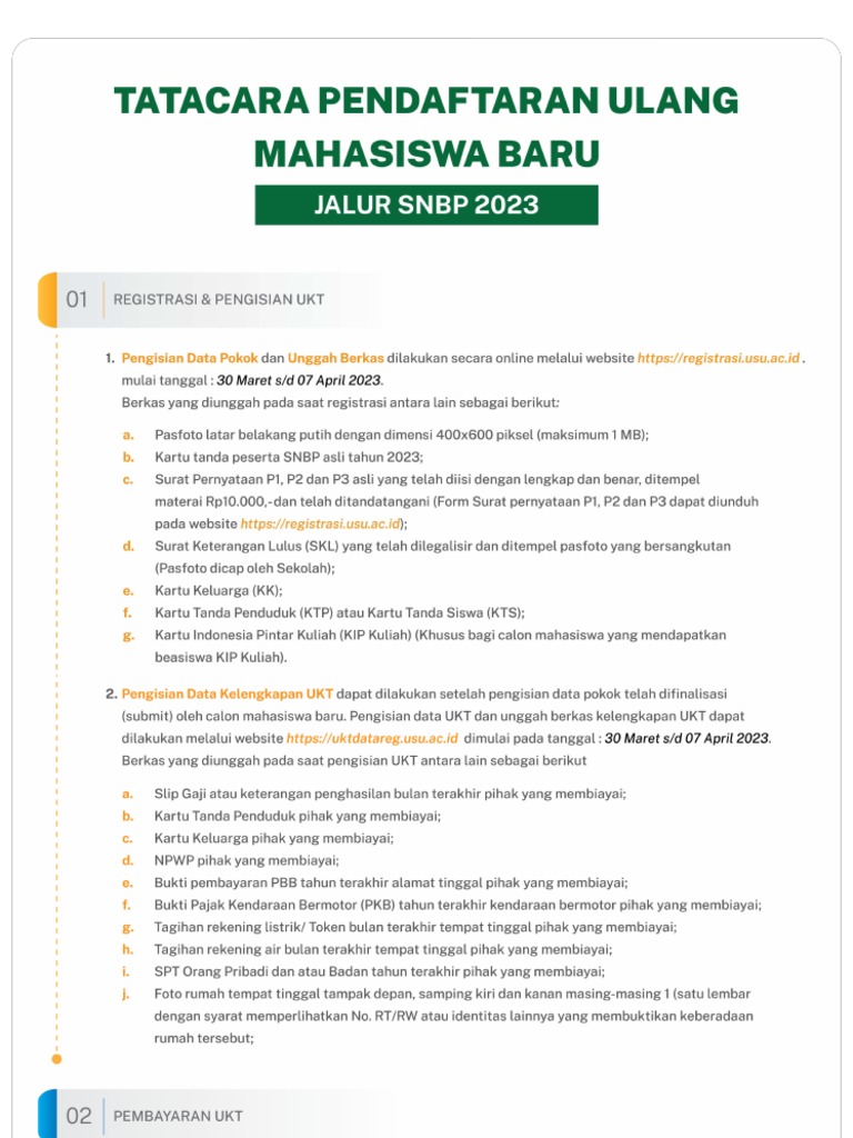 Alur Daftar Ulang SNBP | PDF