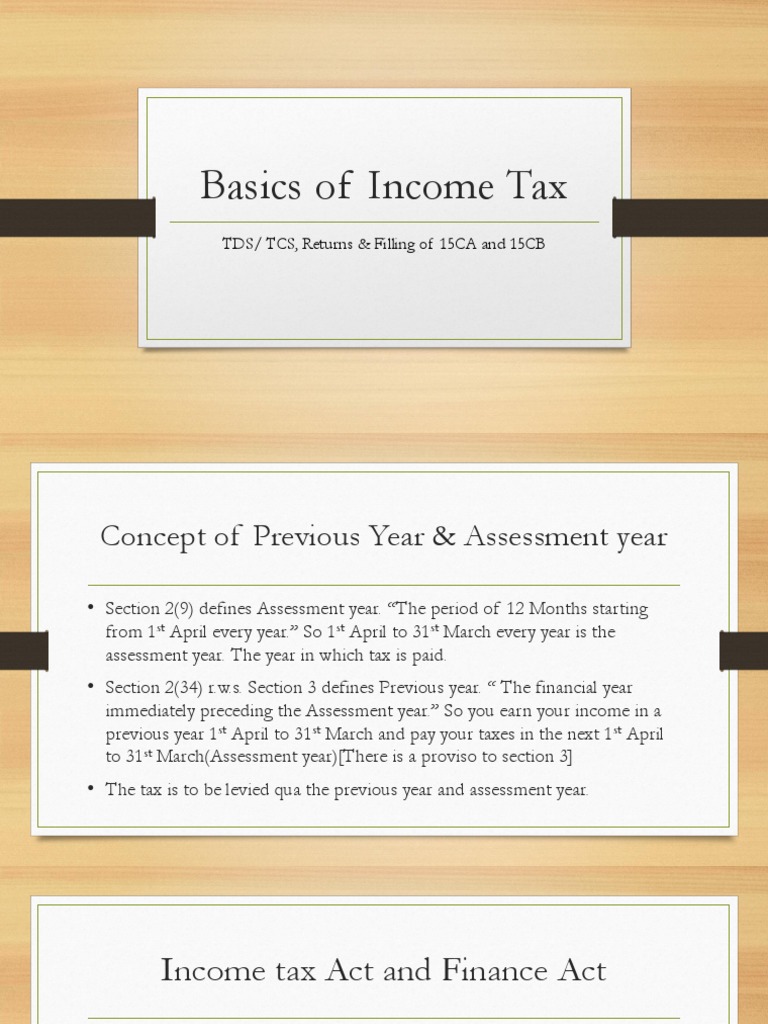 Income Tax Essentials for Professionals | PDF | Payments | Taxes