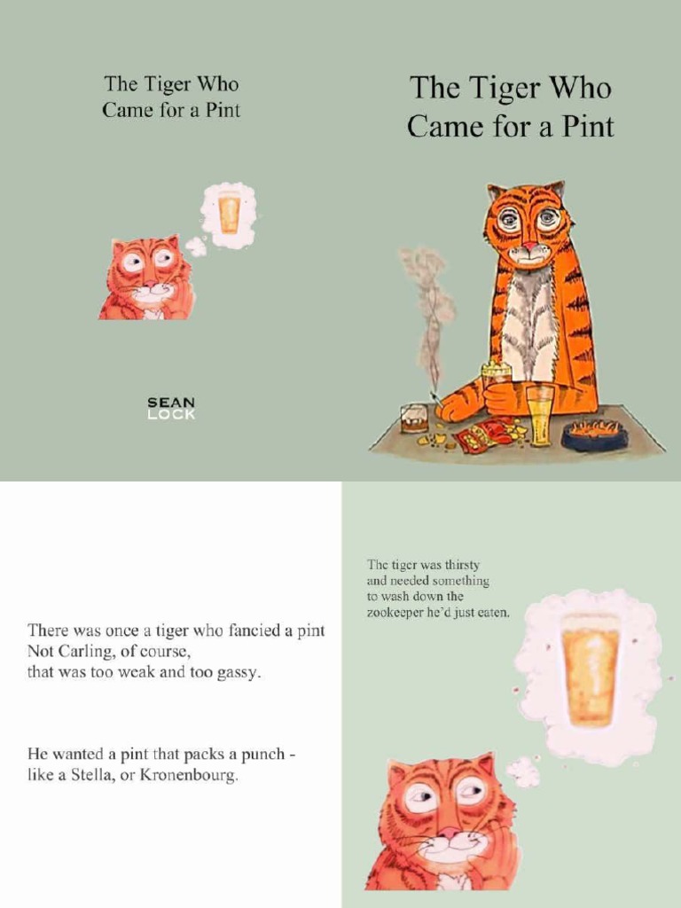 The Tiger Who Came For A Pint | PDF