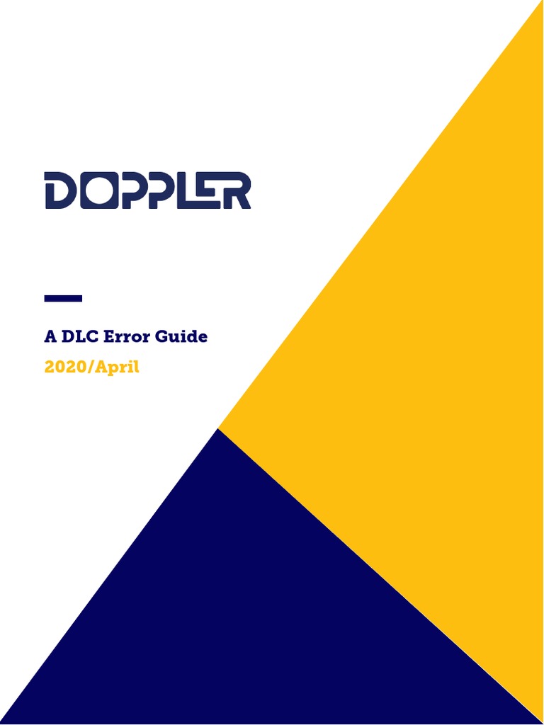 DLC Error Troubleshooting Guide | PDF