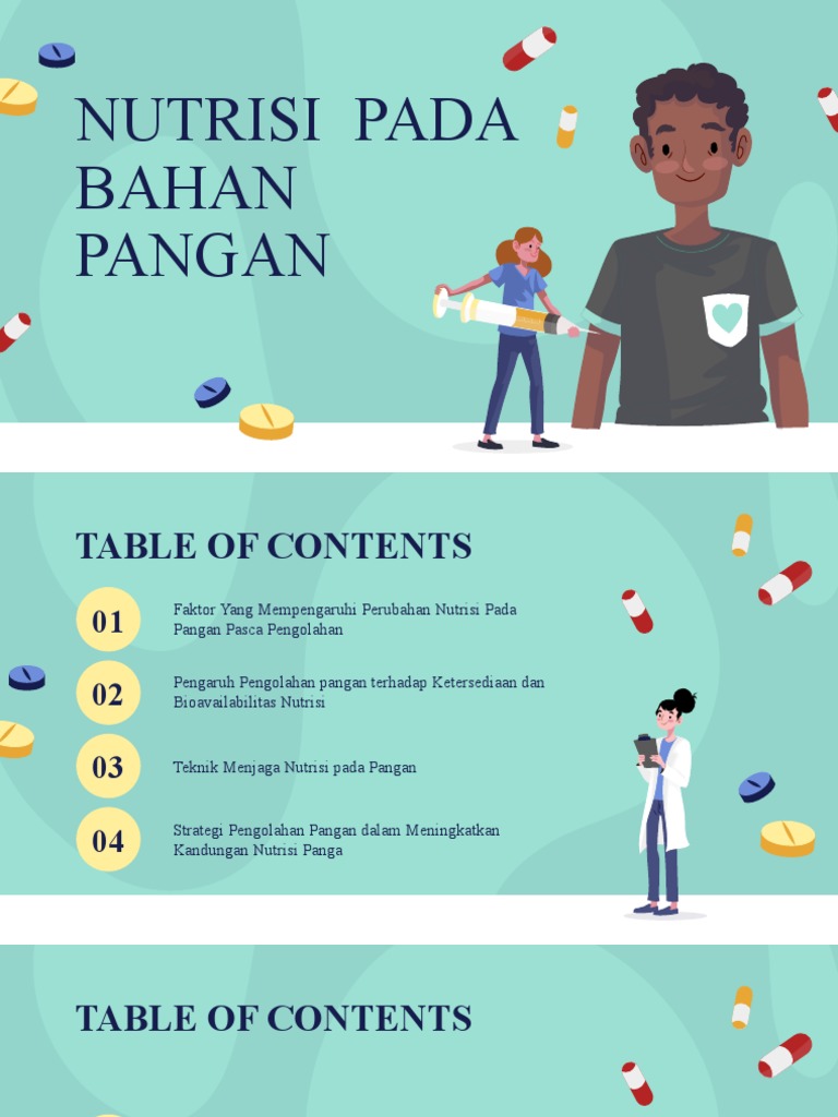 Nutrisi Pada Bahan Pangan | PDF