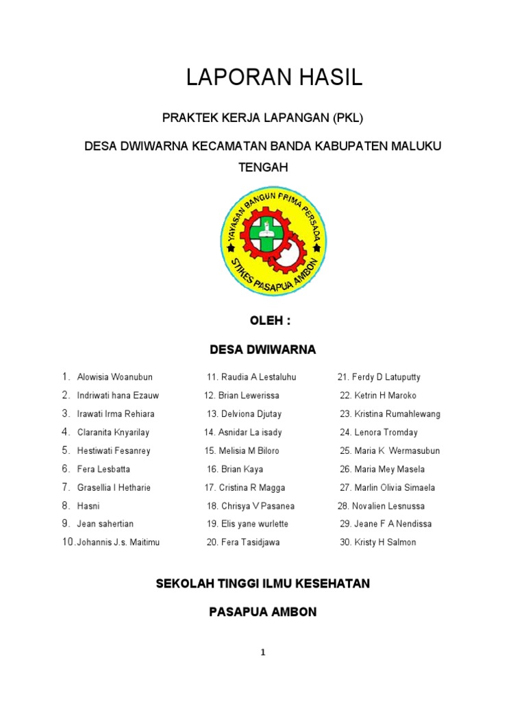 Laporan Hasil Kelompok | PDF