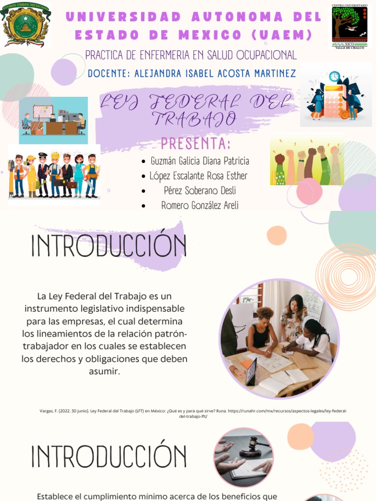 Exposicion 1 Ley General Del Trabajo | PDF