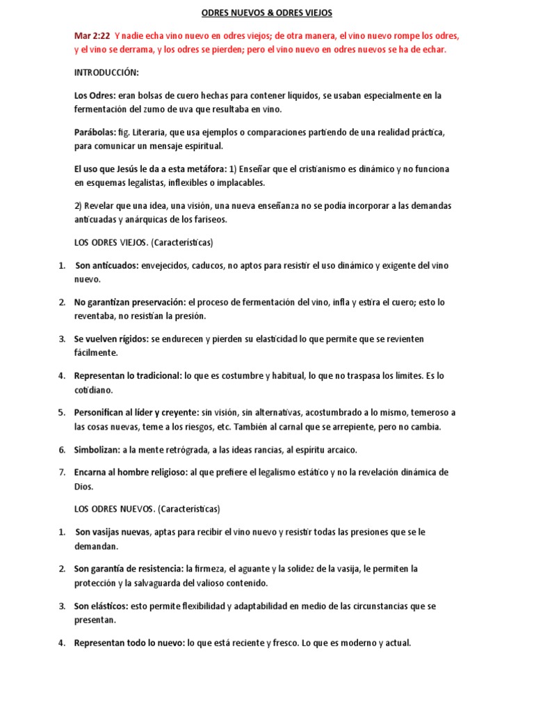 El Odre Nuevo y El Viejo | PDF